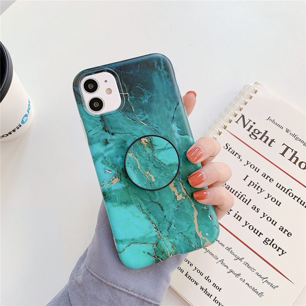 Granite Marble Pop Socket Case - Savi Accessories