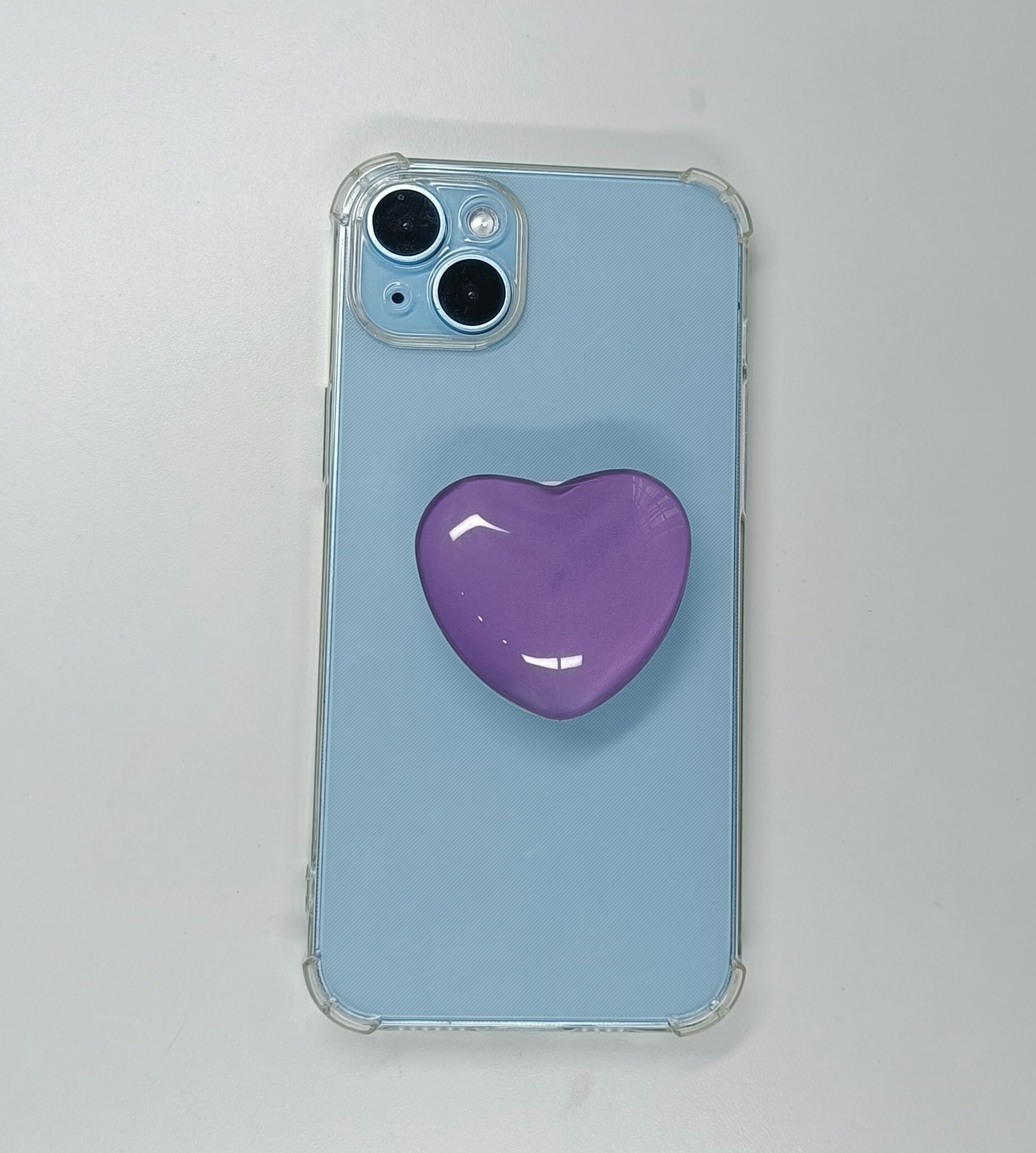 Heart Shaped 3D Crystal Pop Sockets – Savi Accessories